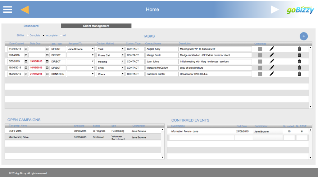 goBizzy Connect – goBizzy